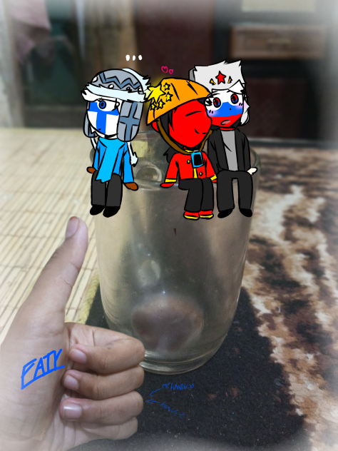 3 brother in the cup - ibisPaint