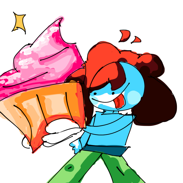 me over complicating a cupcake (s p) - ibisPaint