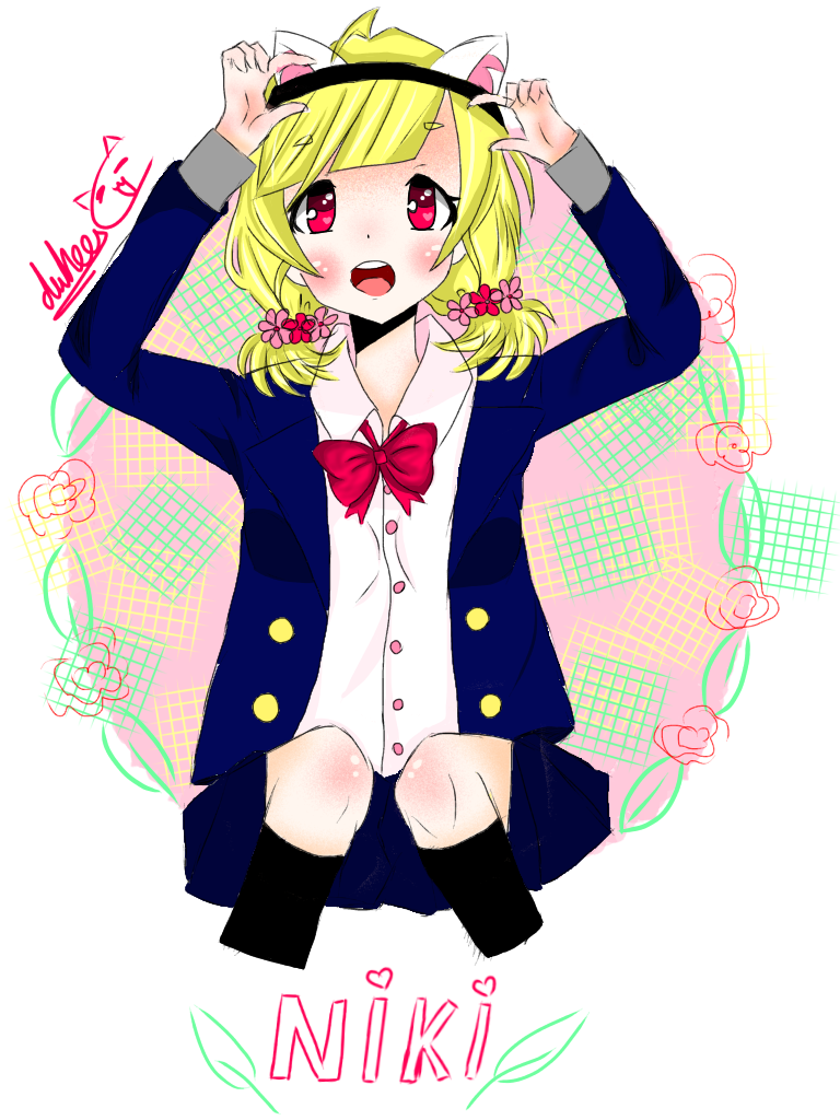 how you draw anime niki - ibisPaint