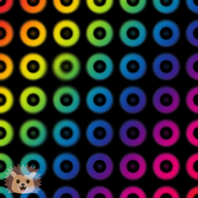 Rainbow background 6 - ibisPaint