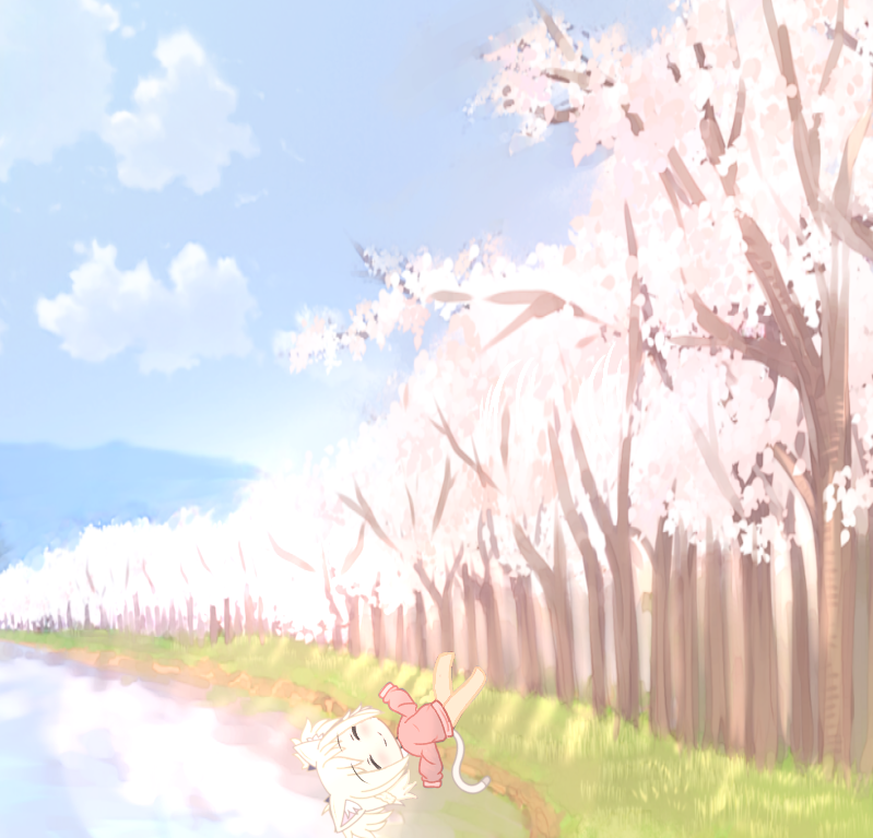 Sakura Cat - ibisPaint