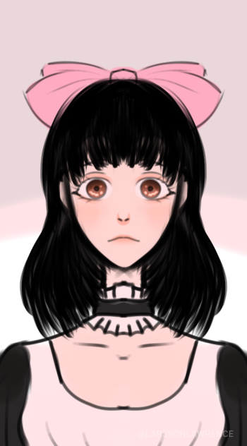 Kanashī on'nanoko - ibisPaint