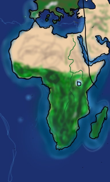 How to draw the African continent - ibisPaint