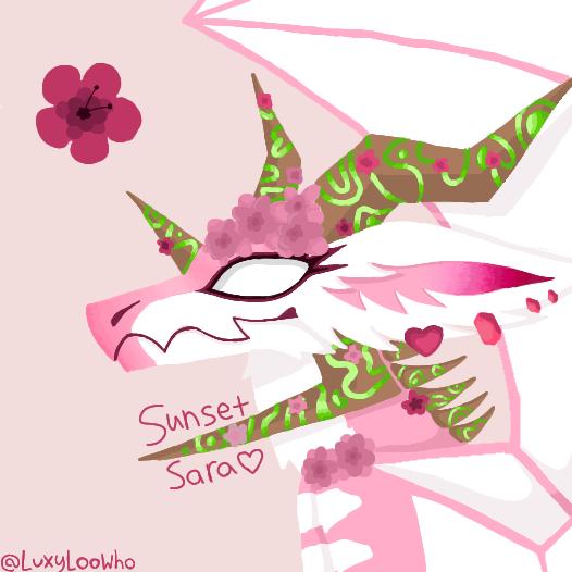 my entry for sunset Sara's art comp - ibisPaint