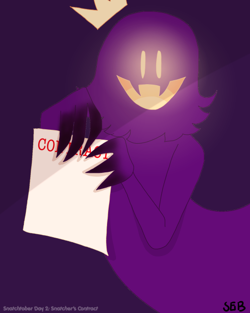Snatchtober Day 2 ‘Snatcher’s Contract’ - ibisPaint