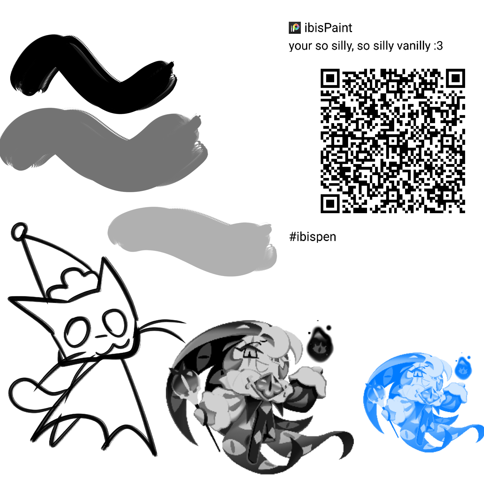 shadow milk cookie brush lol - ibisPaint