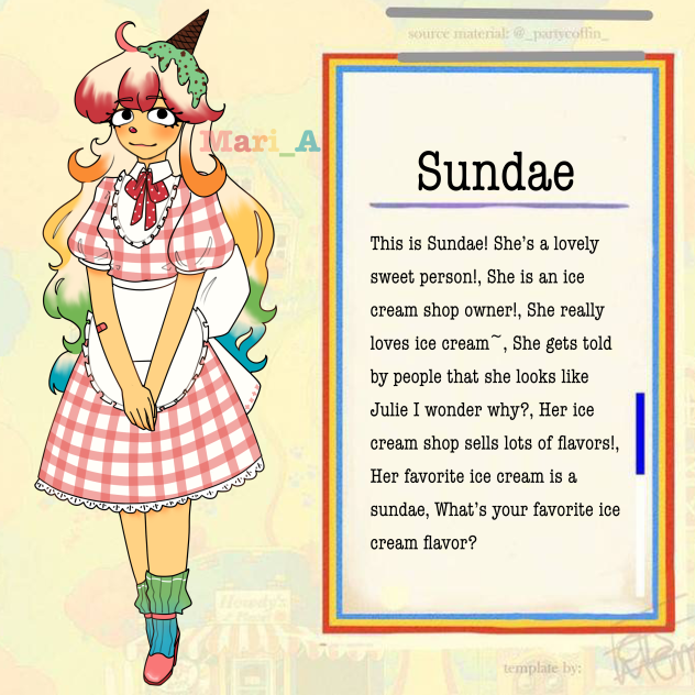 Sundae 🍨🍧🍡 - ibisPaint