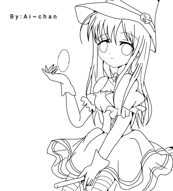 Cute Witch 🎃 - ibisPaint