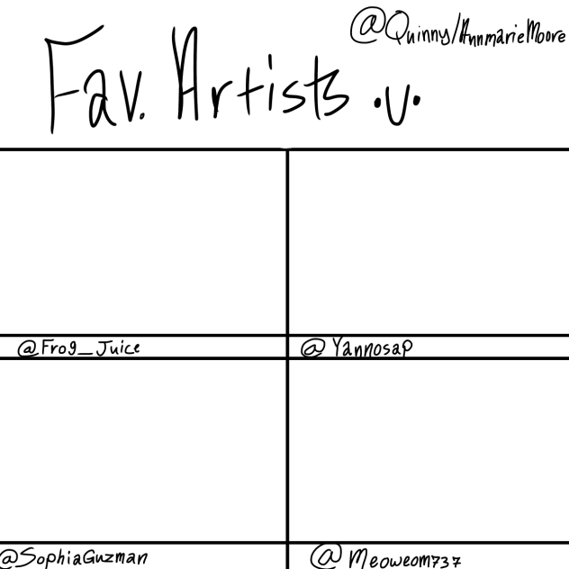 Favorite Artists - ibisPaint