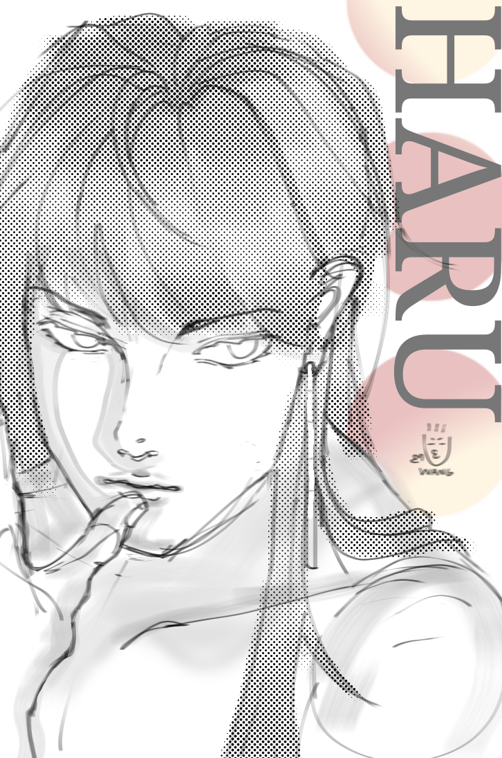 Haru Magazine cover - ibisPaint