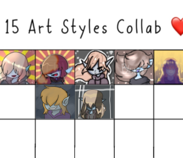 15 Art Styles Collab - ibisPaint