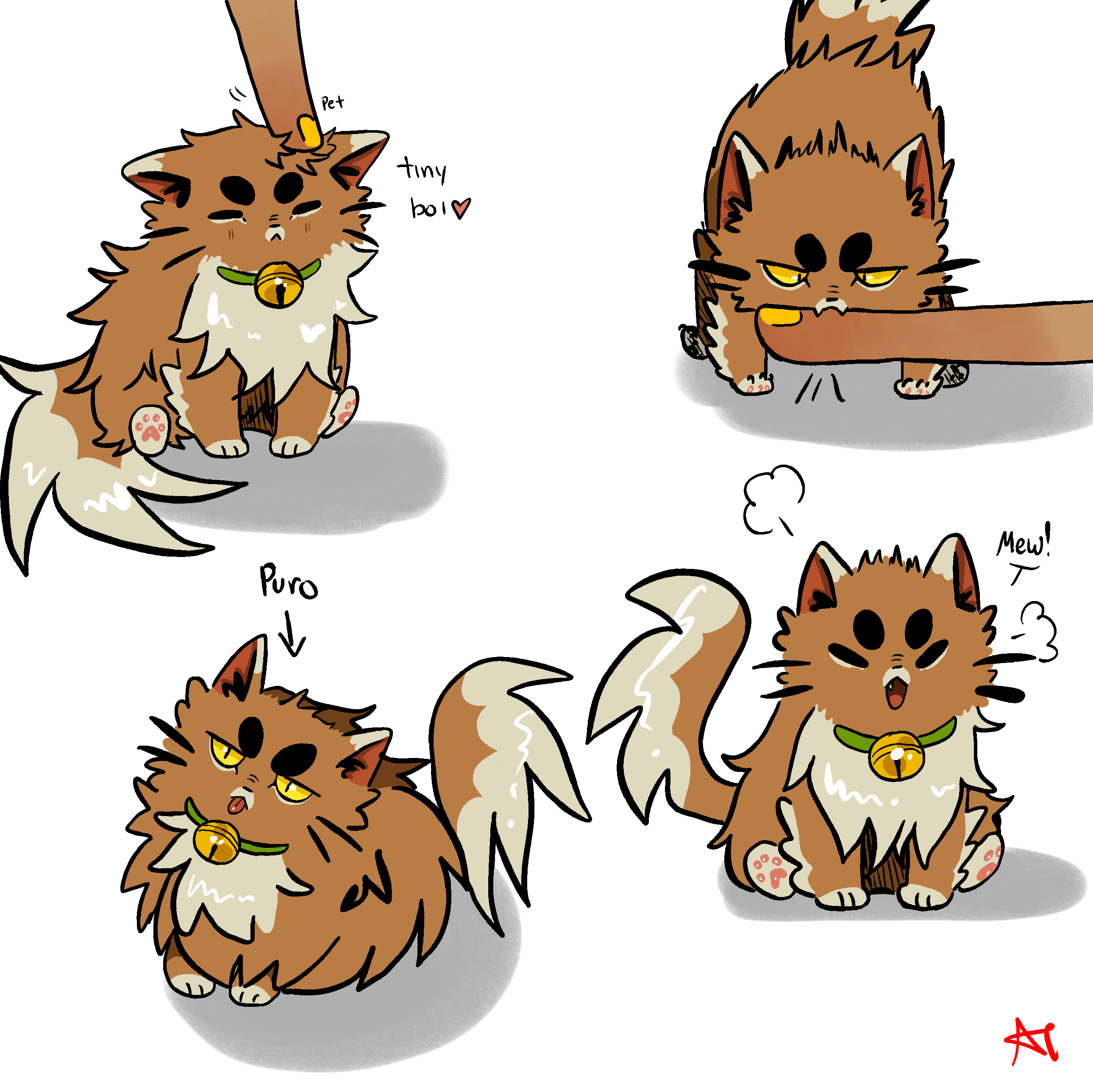 Itty bitty kitty - ibisPaint