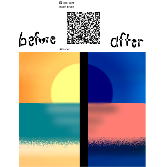 invert brush ibis pen - ibisPaint