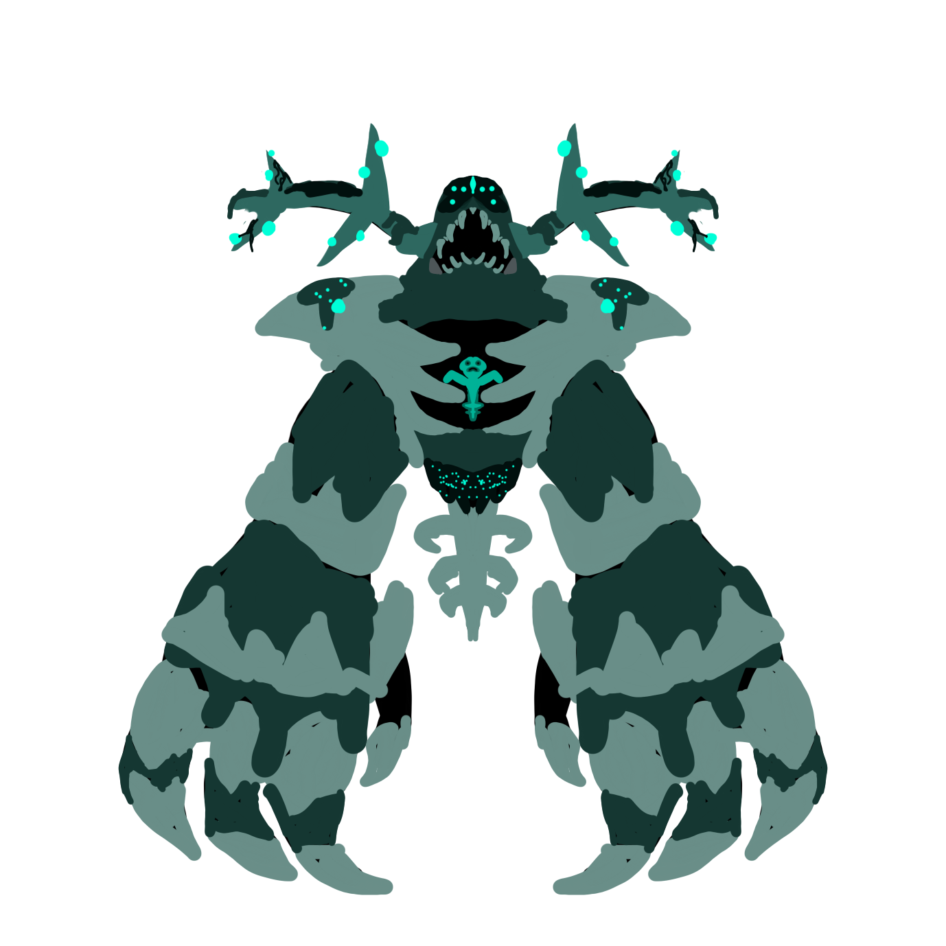 Knuckle walking warden - ibisPaint