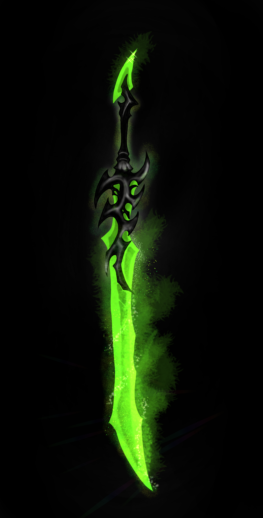 Argus Sword, Demonic Sword, MLBB - ibisPaint