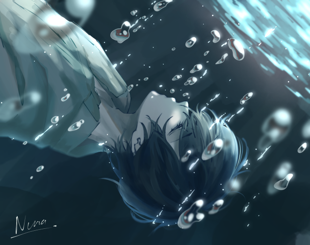 drowning - ibisPaint