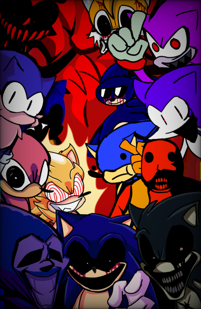 FNF Mod Sonic exe 3.0 update - ibisPaint