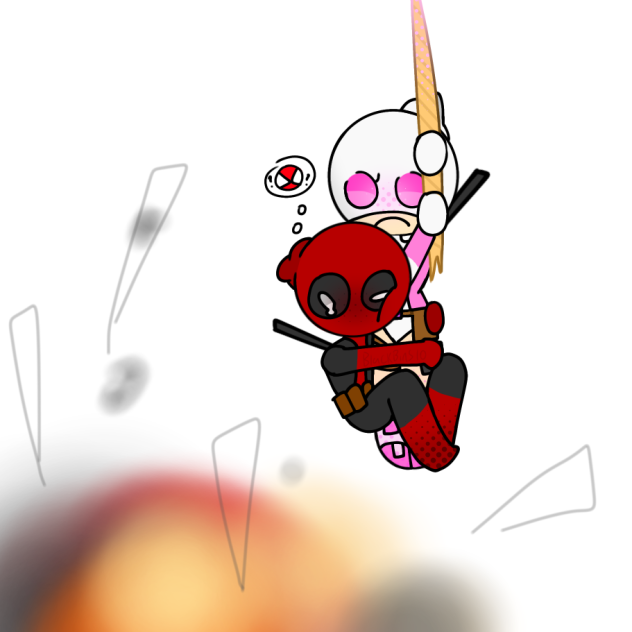 deadpool-gwenpool - ibisPaint