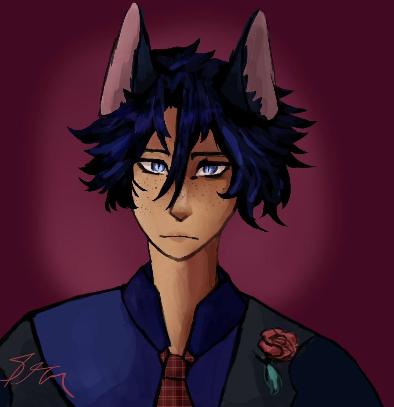 Nicholas face reveal - ibisPaint