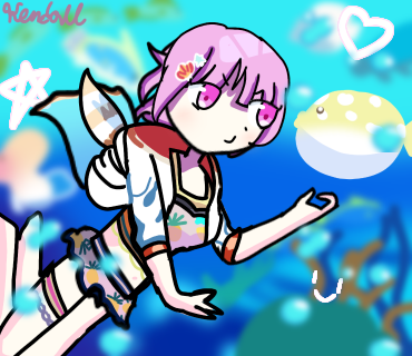 Drawing the emu card - ibisPaint