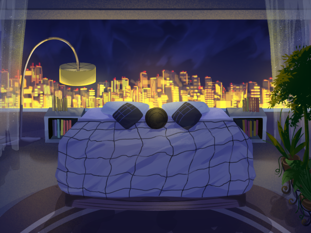 Apartment Bedroom - ibisPaint