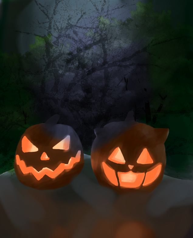 Spooky pumpkins 🎃 - ibisPaint