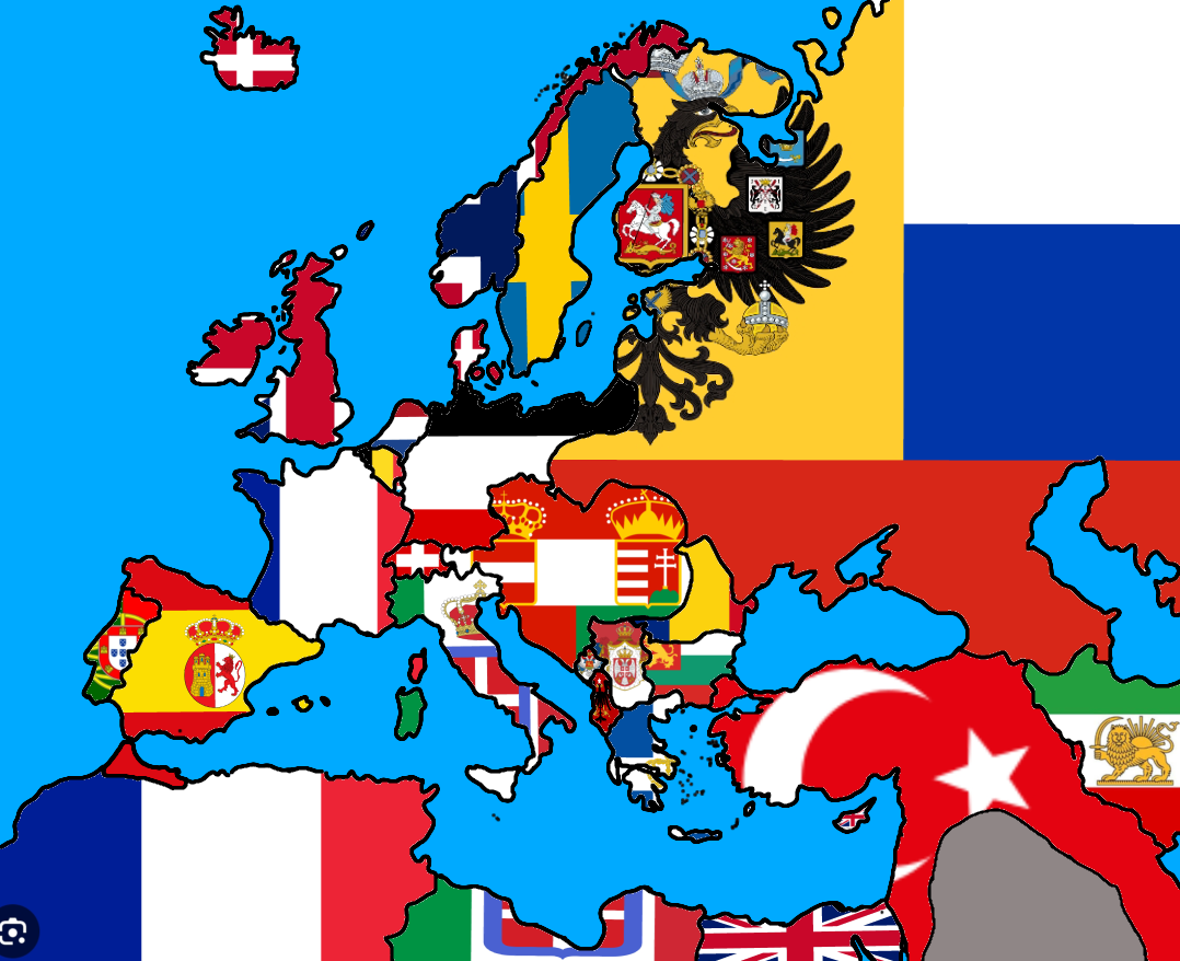 europe map in 1914 - ibisPaint