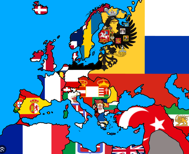 europe map in 1914 - ibisPaint