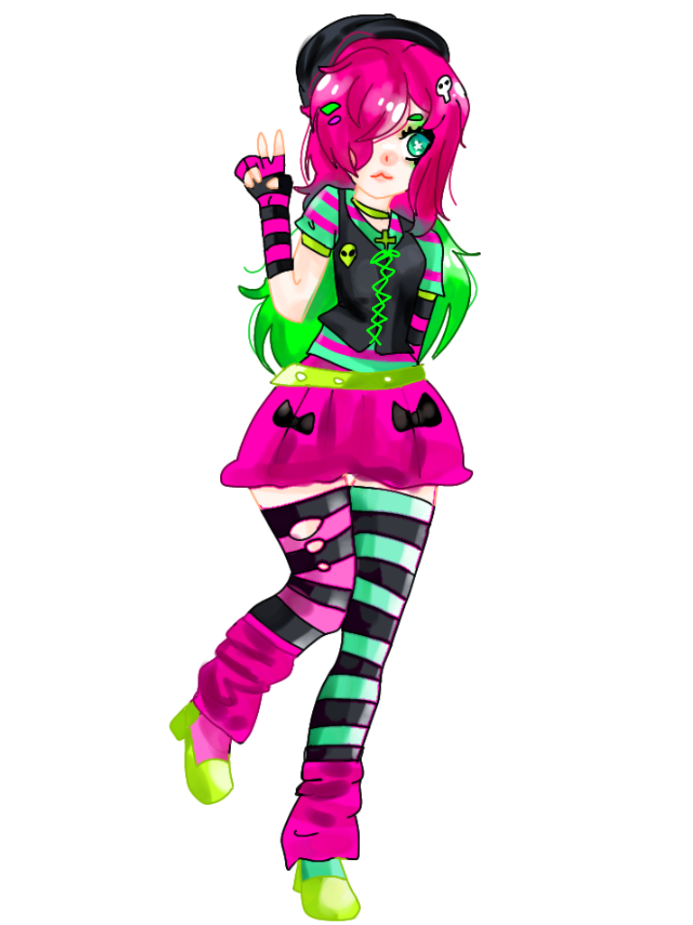 scene girl oc - ibisPaint