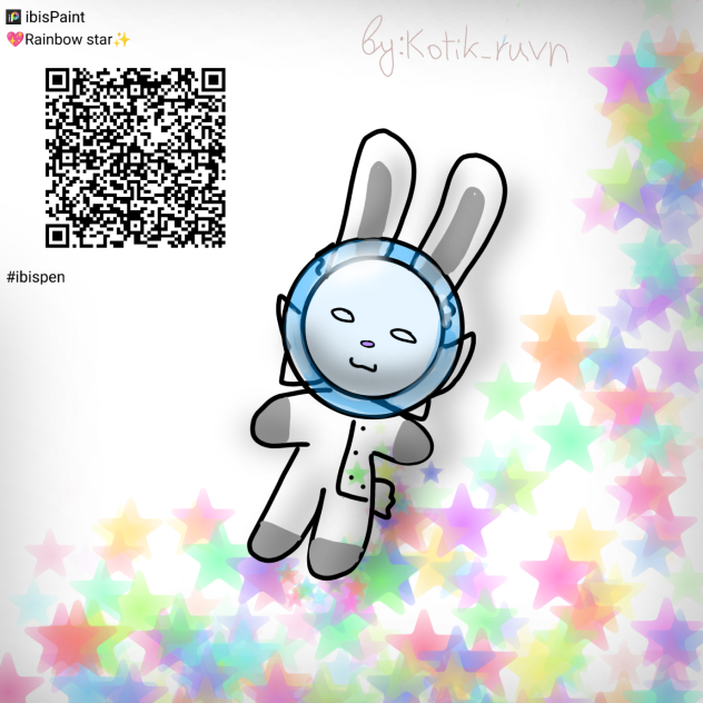 Rainbow stars 🌠 - ibisPaint