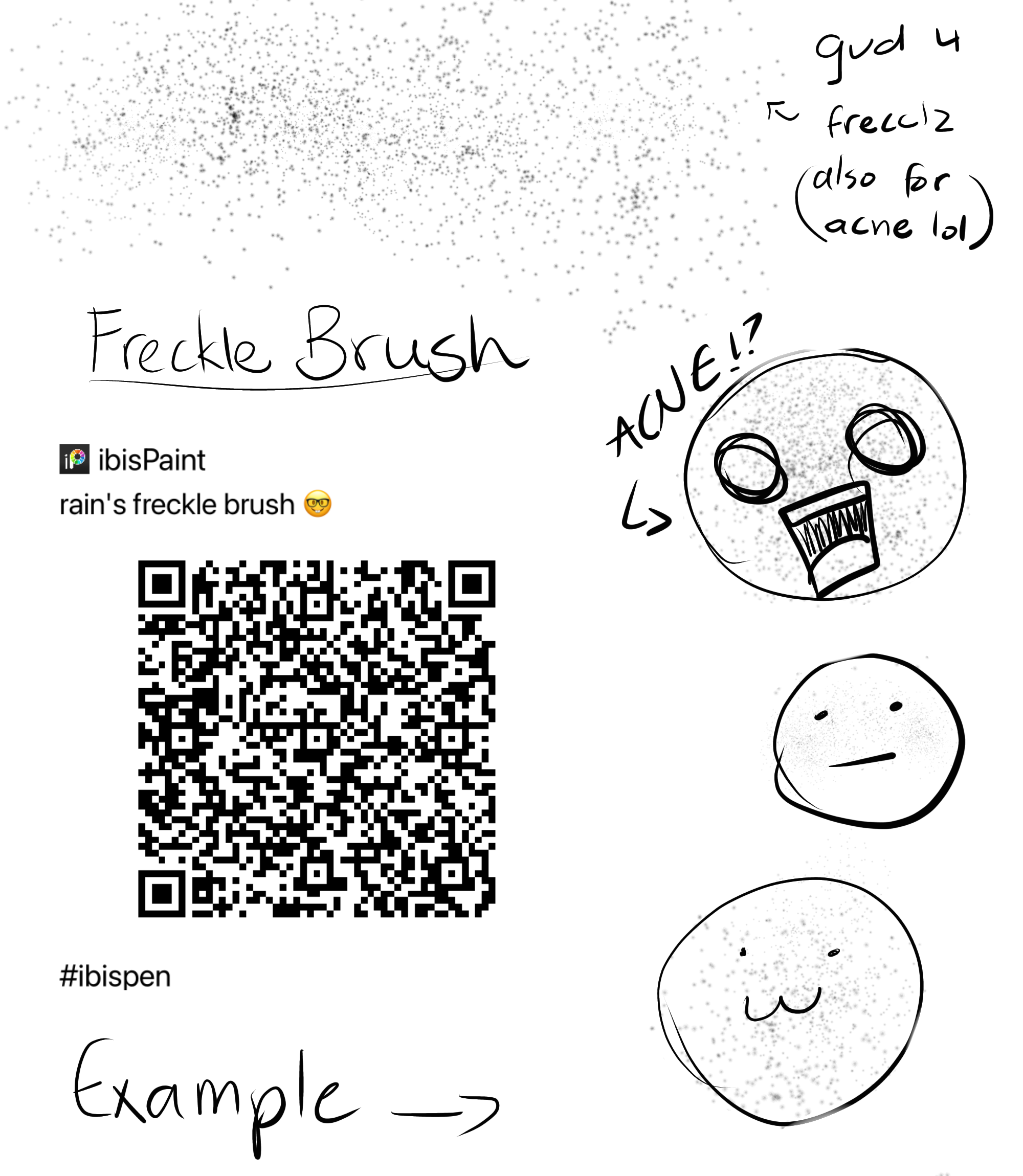 Freckle brush rq - ibisPaint