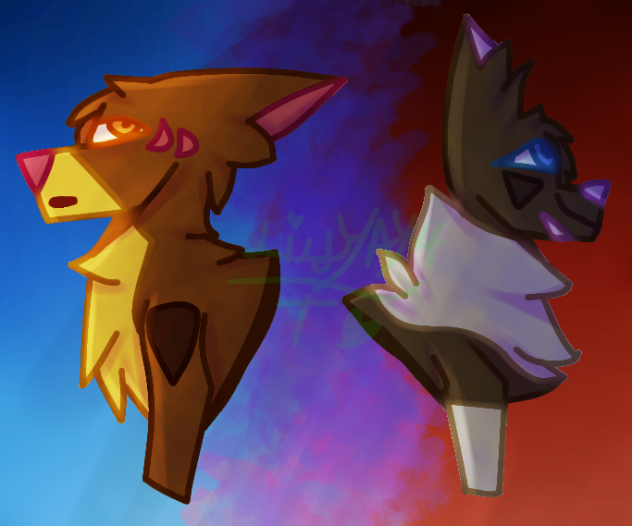 bramble + hawk - redraw of a redraw - ibisPaint
