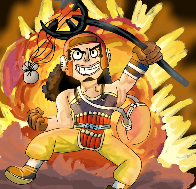Raid on Onigashima Usopp - ibisPaint