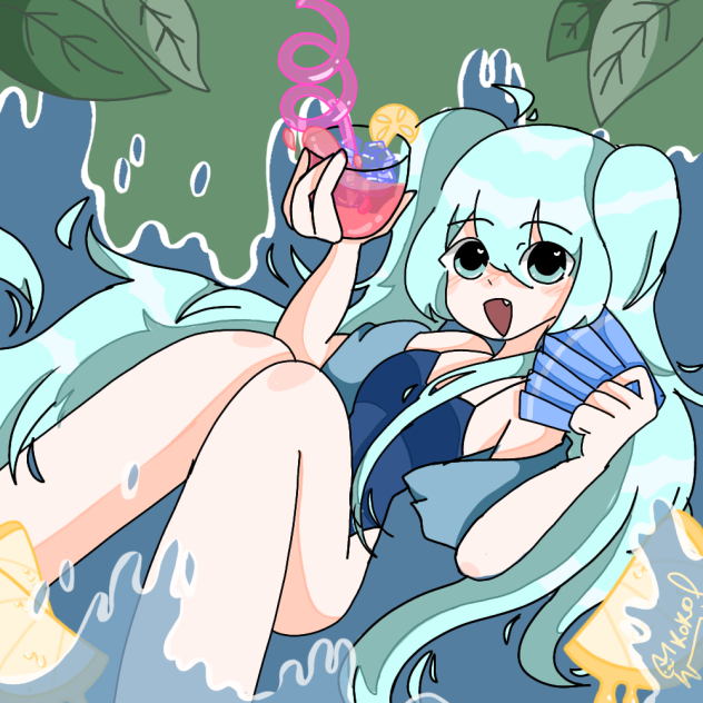 Miku summer - ibisPaint