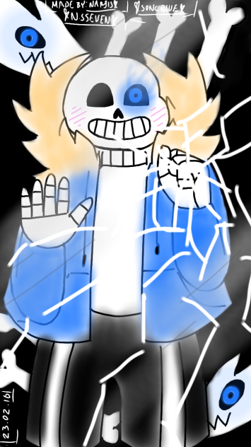 UNDERTALE sans (part 2) - ibisPaint