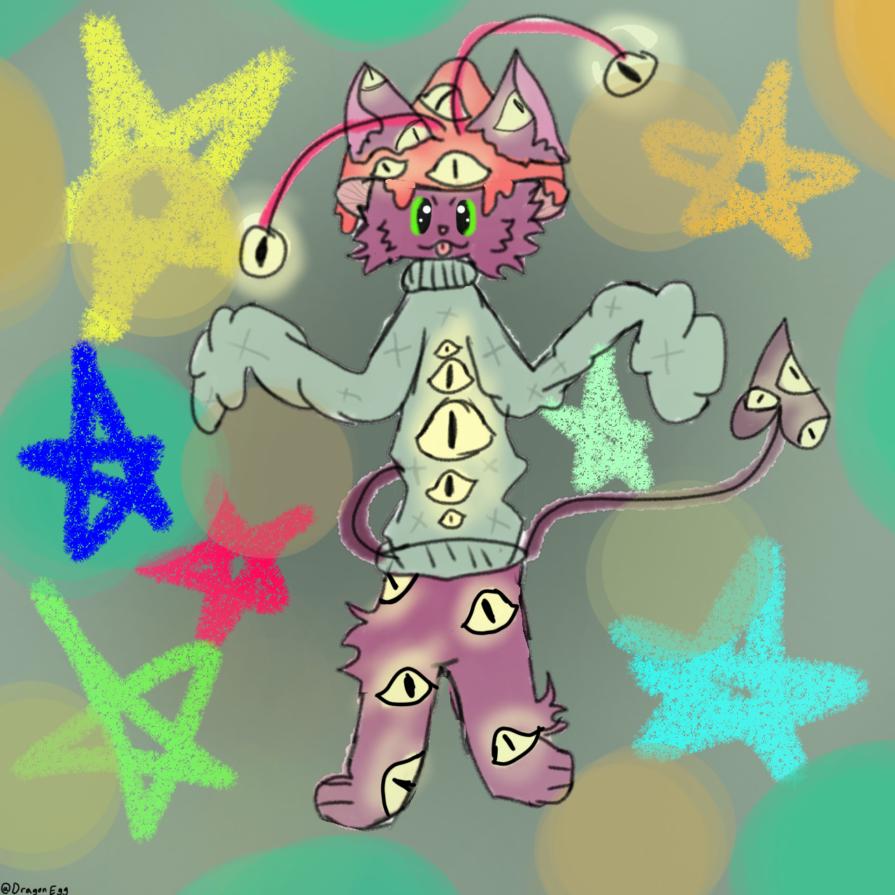 Cute abyss creature - ibisPaint