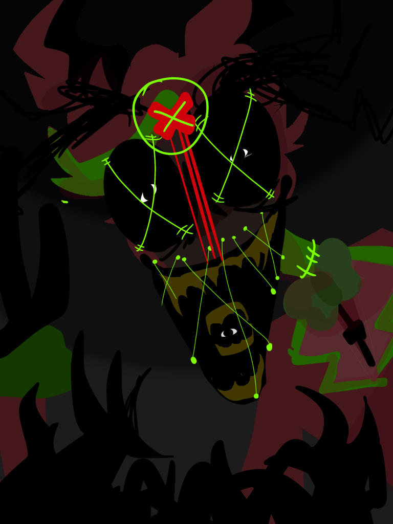 Alastors demon form - ibisPaint