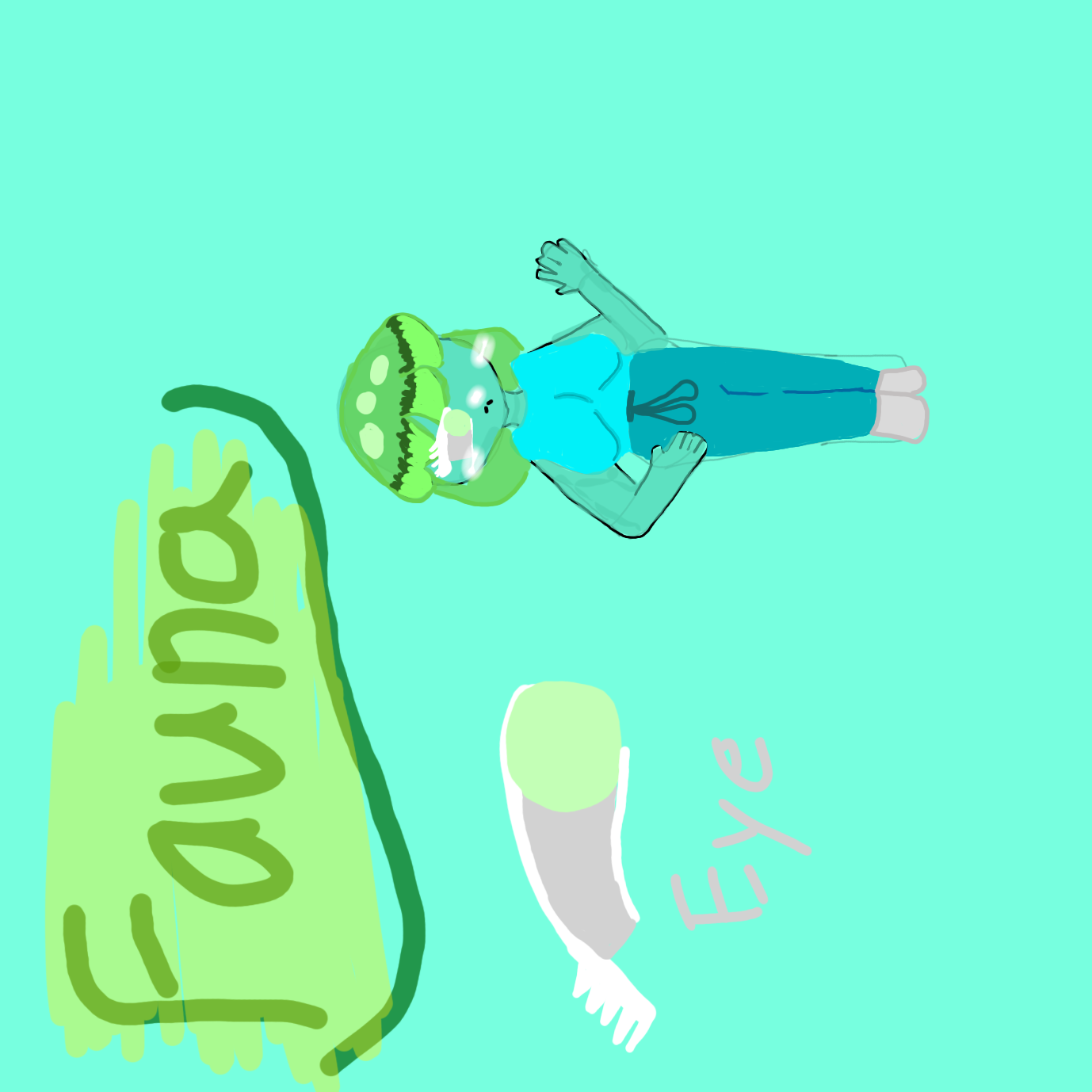 she is introvert - ibisPaint