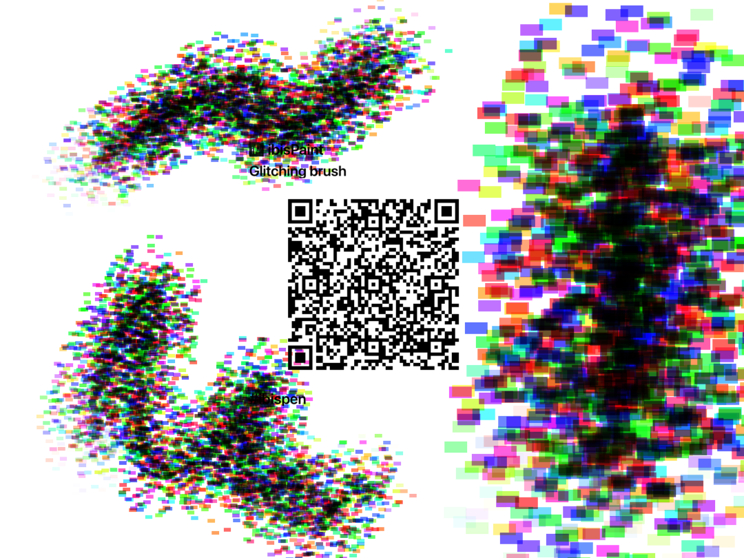 Glitching brush - ibisPaint