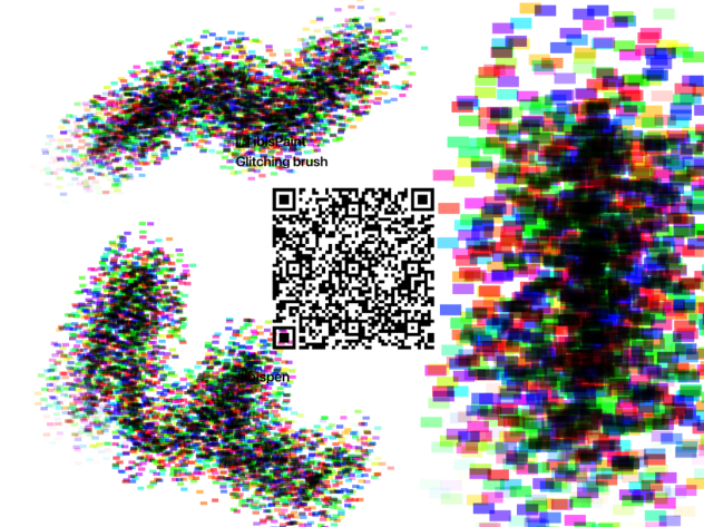 Glitching brush - ibisPaint