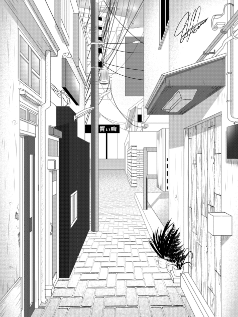 manga style background by JMVergara - ibisPaint