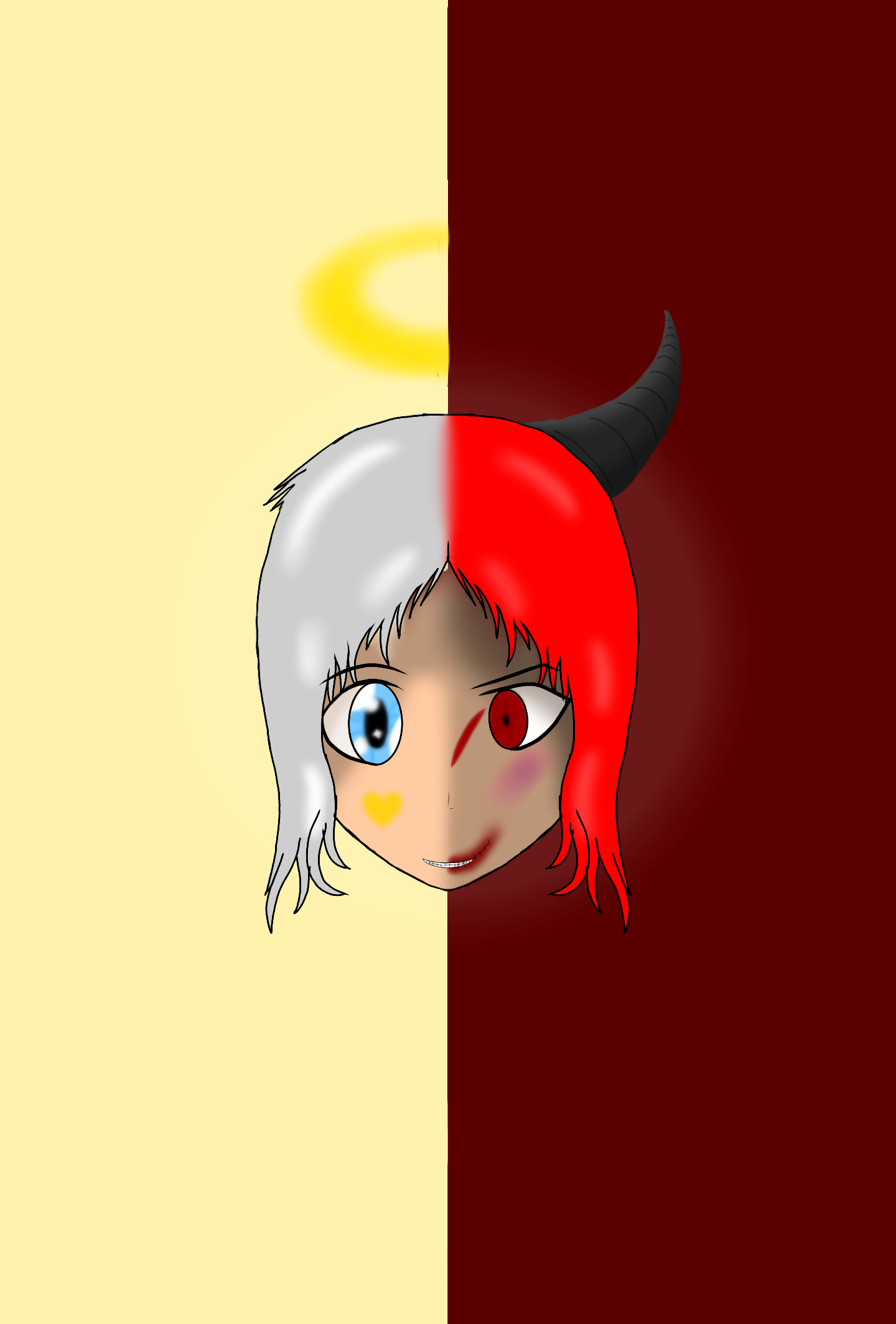 Heaven or Hell, tell me - ibisPaint