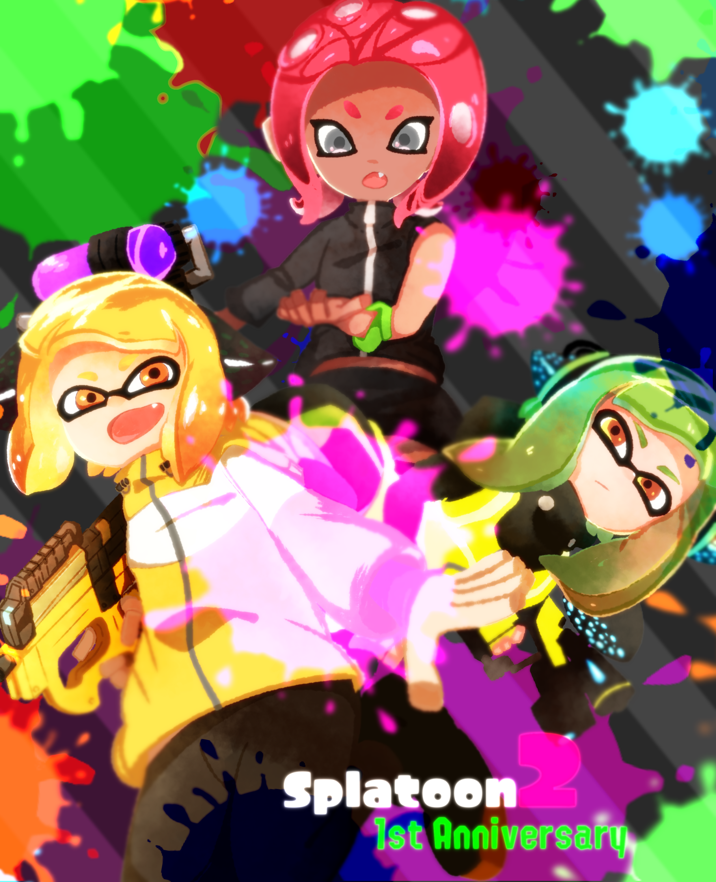 Splatoon2 1st Anniversary - ibisPaint