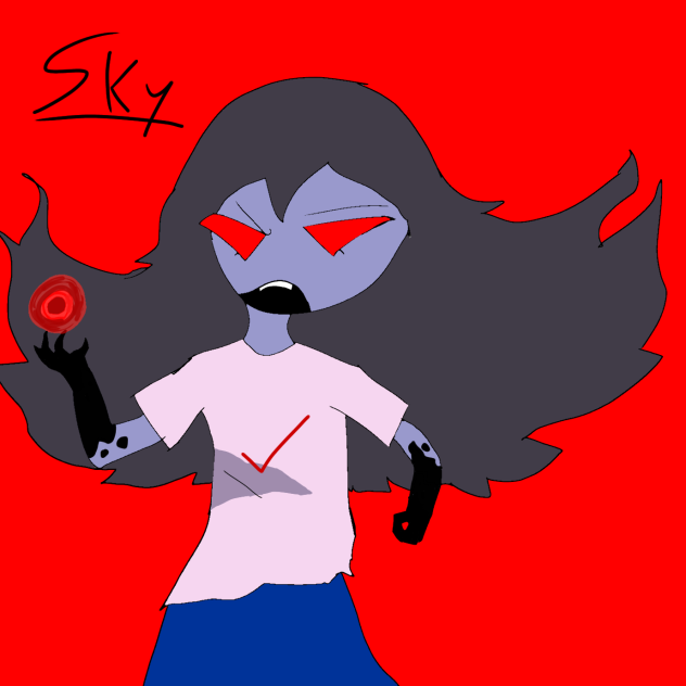 demon sky fnf - ibisPaint