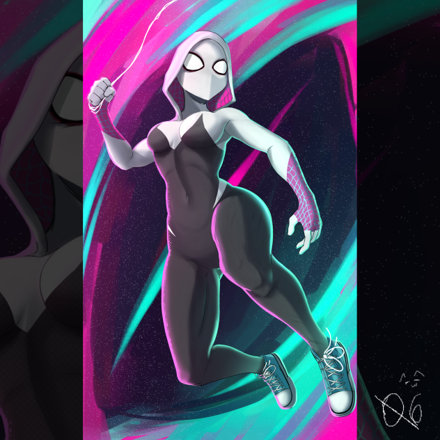 SPIDER GWEN - ibisPaint
