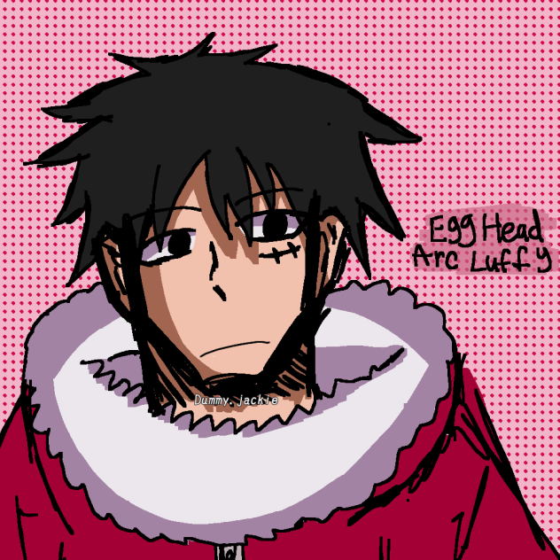 Egghead Luffy - ibisPaint