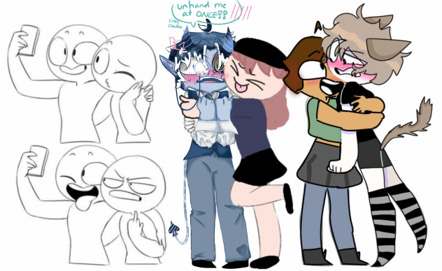 Hug collab - ibisPaint