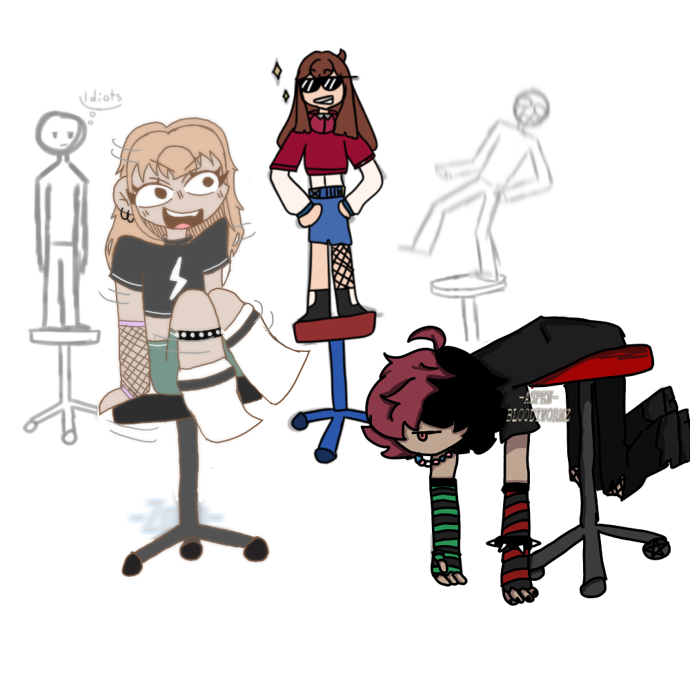 Spiny chair - ibisPaint