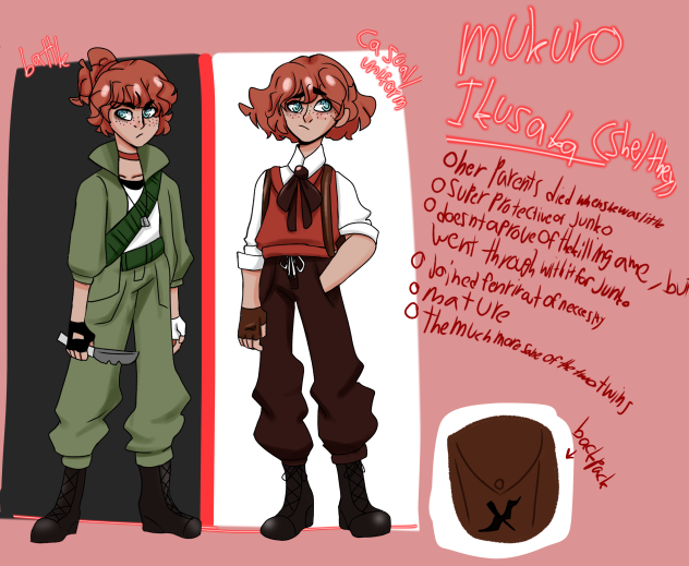 Mukuro Ikusaba redesign - ibisPaint