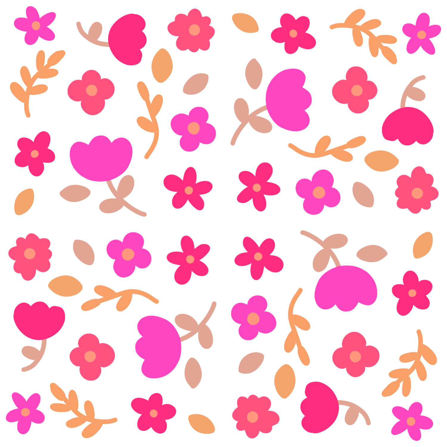 Flower pattern - ibisPaint